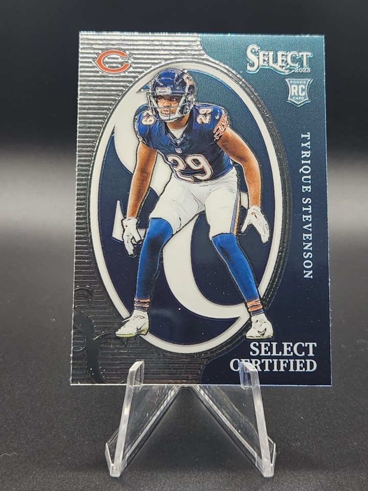 2023 Select Certified Tyrique Stevenson RC, 2024 Donruss Action All ...