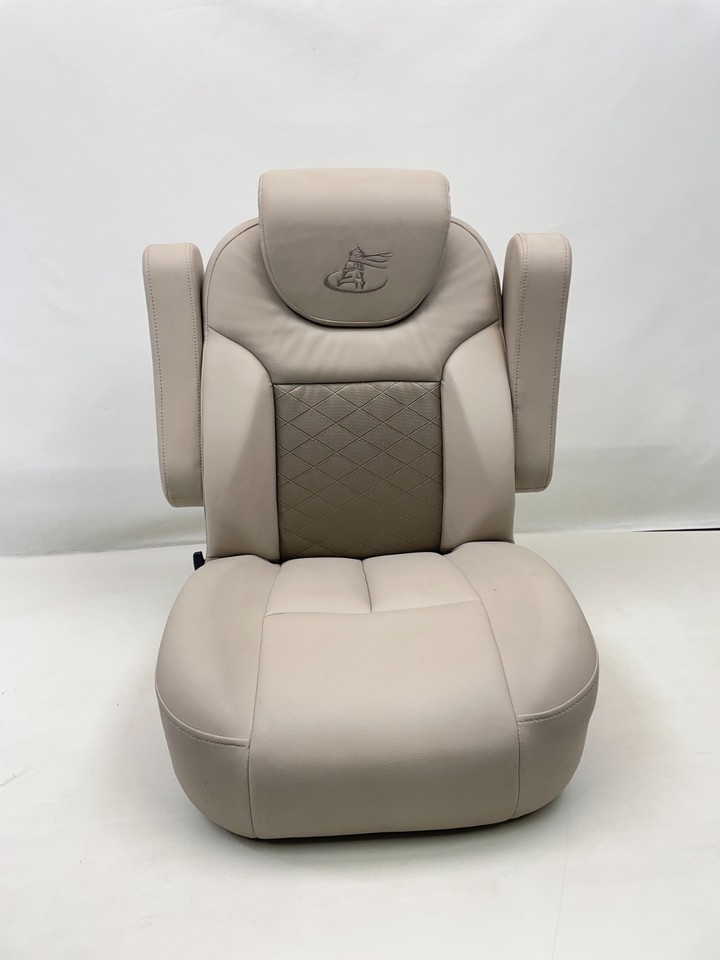 MISTY HARBOR 29 3/4" T X 23" D X 25" W CAPTAINS CHAIR TAN MARINE BOAT ...