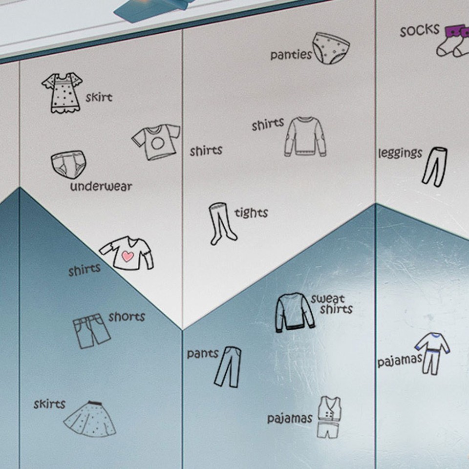 Clothing Category Sticker Sort Stickers Labels Clothes Organization ...