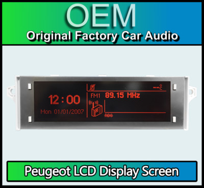 Peugeot 5008 display screen, RD4 car stereo radio LCD Multi function ...