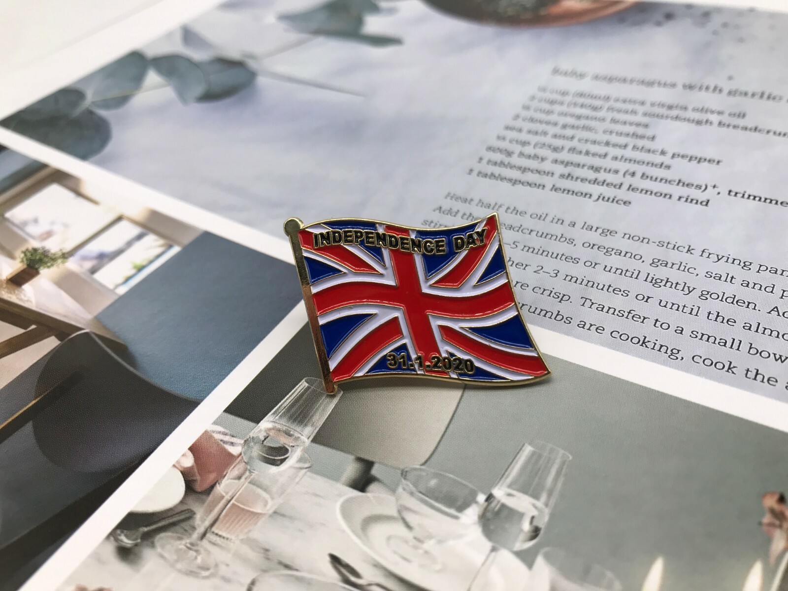 UK Brexit Independence Day Celebration Enamel Pin Badge 31st January ...