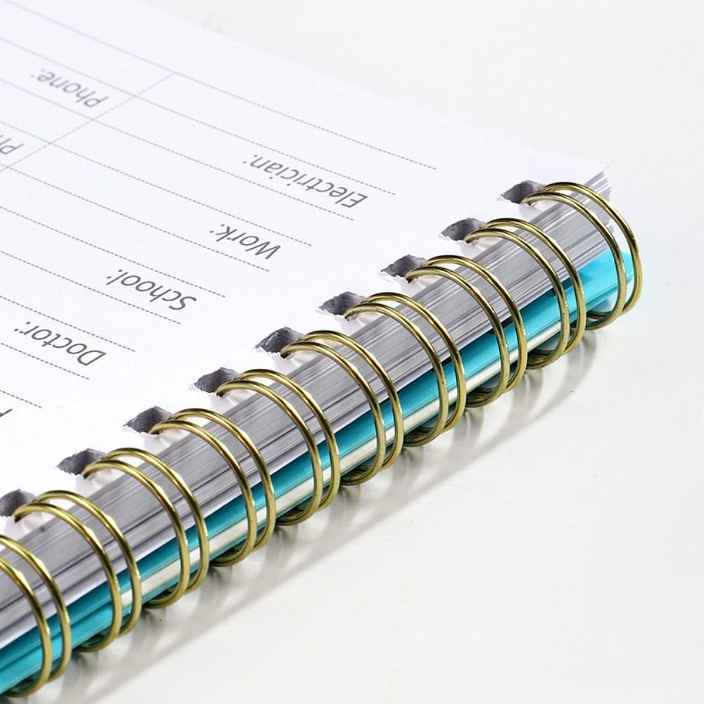 A6 MINI Size Spiral Password Keeper Book With Alphabetical Tabs ...