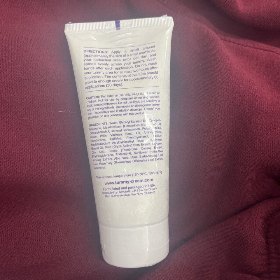 Tummy Cream Thermal Accelerator Lotion 6 oz 1 - New Sealed Tube | eBay