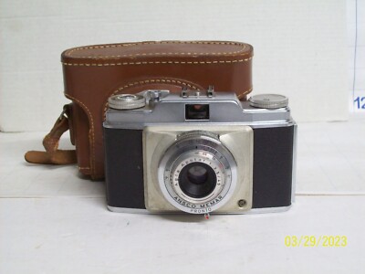 German AGFA / Ansco Memar Pronto 35mm Film Camera - w Nice Leather Case ...