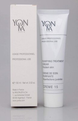 YONKA Creme 15 Purifying Treatment Cream for Problem Skin 100ml Salon # ...