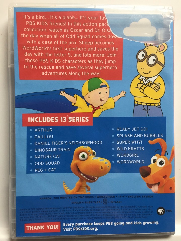 PBS Kids: 20 Incredible Tales (DVD,2018,2-Disc Set,Widescreen ...