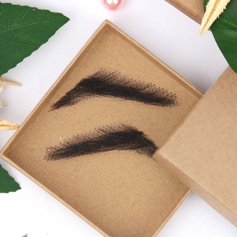 Eyebrows Hand Made Eyebrows Artificial Weaving Eyebrow Wigs Wave Style ...
