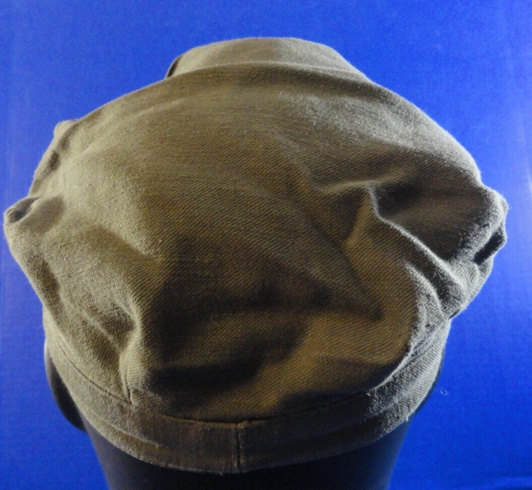 1987 VINTAGE USMC MARINE 8 POINT OG-107 CTN SATEEN GREEN UTILITY CAP ...