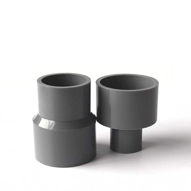 PVC Reducing Straight Connector Water Pipe Reducer Coupling Adapter Fitting Gray | eBay