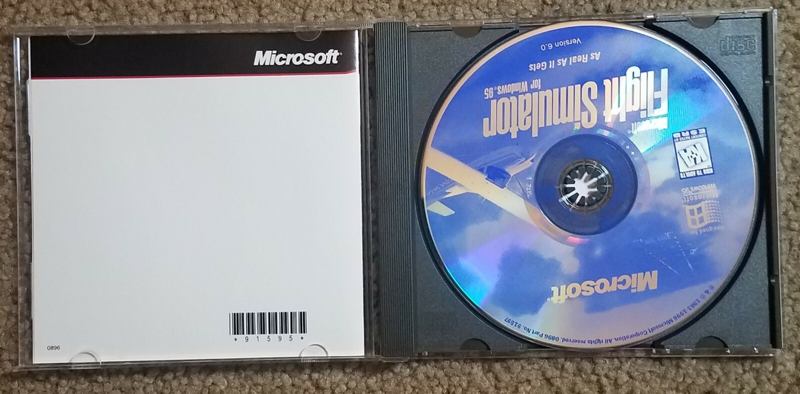 Microsoft Flight Simulator for Windows 95 - PC Cd 772040793234| eBay
