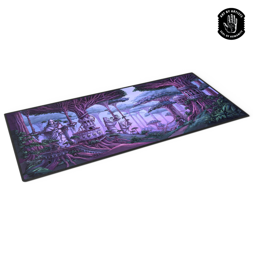 The Mezzanine NEOPRENE DESK MAT w/ velvet bag : Arcane Landscapes by ...