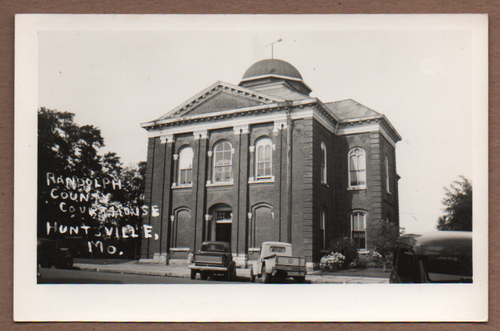RANDOLPH COUNTY COURT HOUSE HUNTSVILLE MISSOURI VINTAGE RPPC POSTCARD | eBay