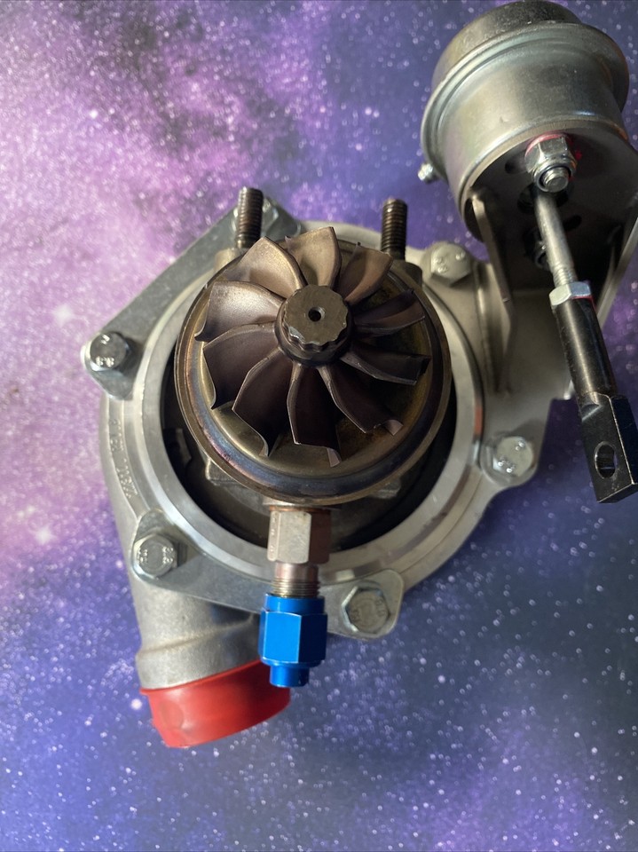 TURBONETICS T25 G25-550 TNX GT25R BILLET BALL BEARING TURBO Garrett ...