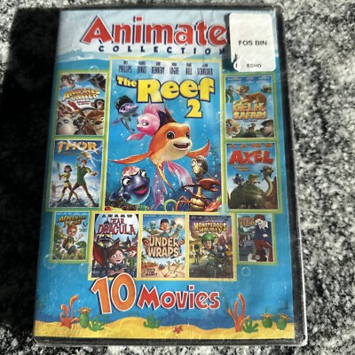 THE REEF 2 ~ ANIMATED COLLECTION ~ 2 DVDs ~ 2018 ~ 10 MOVIES ~ OVER 12 ...