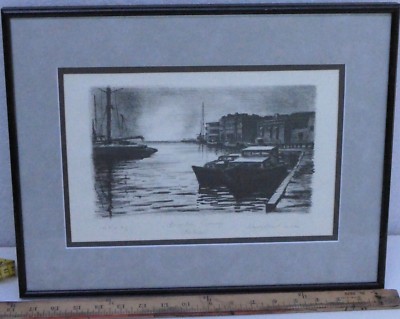 WAYNE BRANCH ARTIST BARBADOS BRIDGETOWN CAREENAGE LIMITED EDITION 6/8 ...