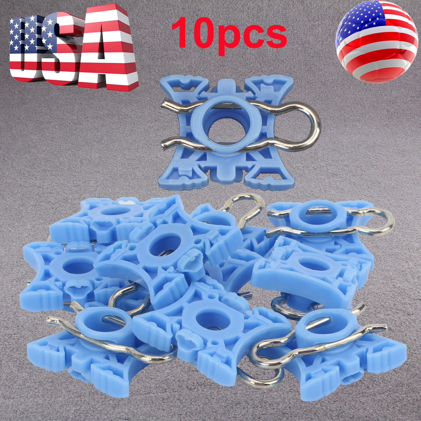 Window Regulator Guide Slider Clips For Volvo 940 960 740 S60 S80 XC90 ...