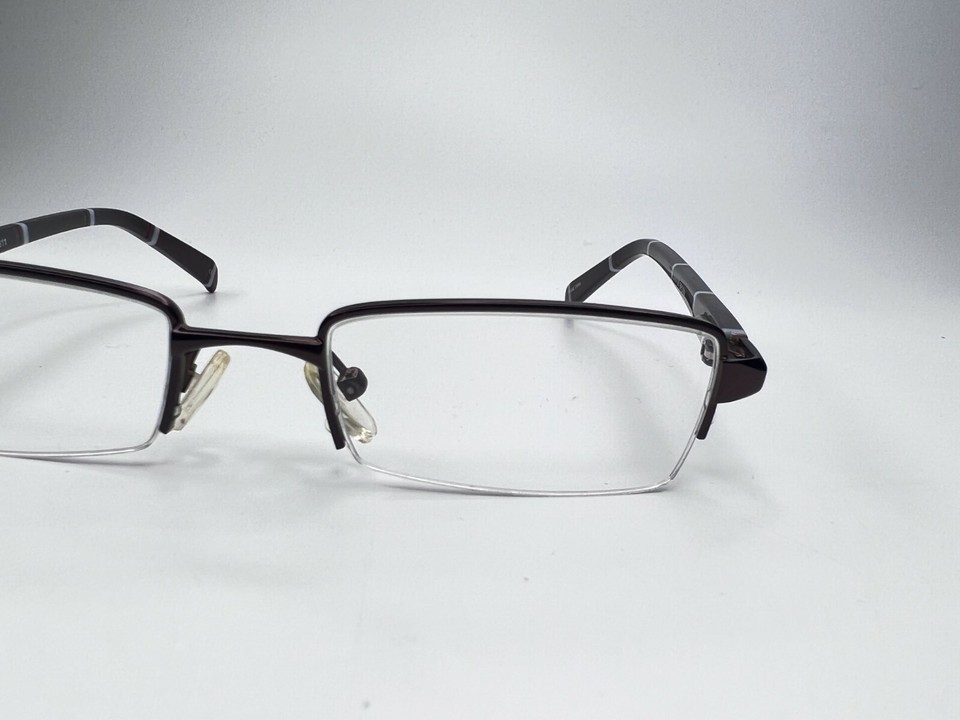 Seventeen SV 5311 Brown Rectangular Half Rim Eyeglasses Frames 47[]18 ...