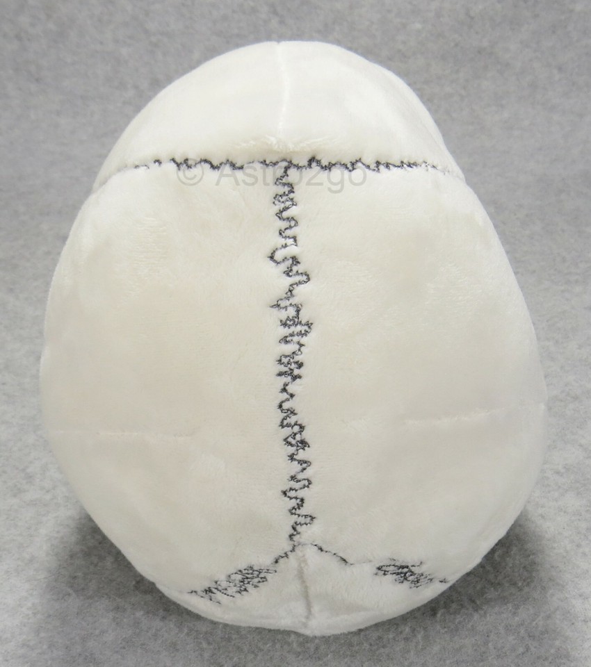 GIANT MICROBES-HUMAN SKULL-Stuffed Plush Head Cranium Bones Mandible ...