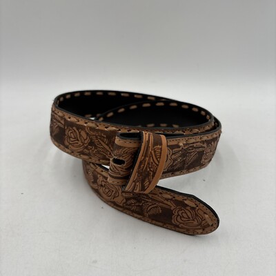 NWD Idyllwind Women’s JUST A ROSE EMBOSSED TOOL BELT w/o Buckle Brown ...