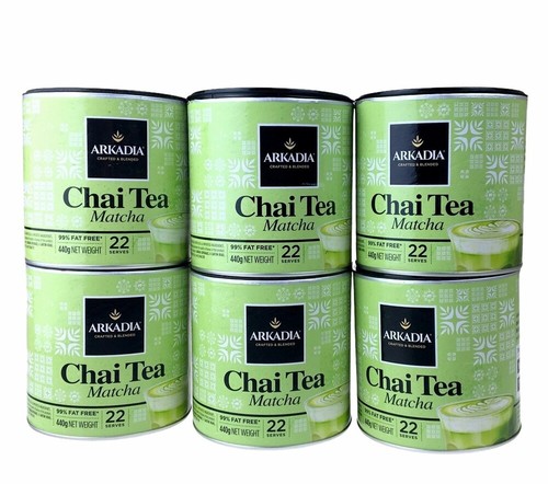 6x Arkadia Chai Tea Matcha 440g Green Tea chai latte powder | eBay