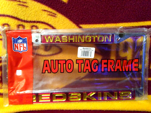 Washington Redskins HD Chrome License Plate Frame | eBay