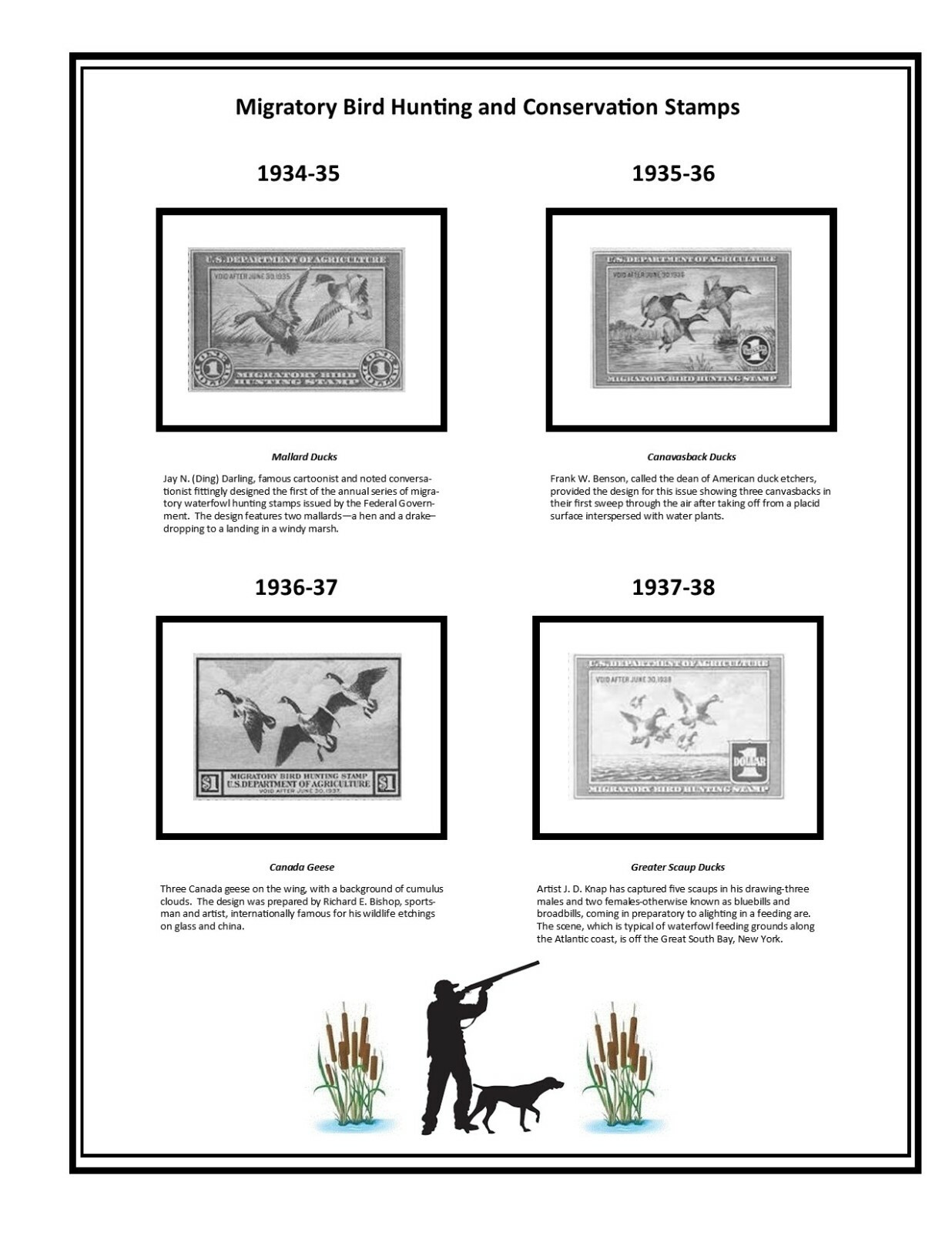 $10 off Mac's RW1-Current U.S. Federal Duck Stamp Album Part I & Part ...