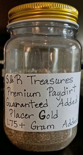 1lb Gold paydirt with Guaranteed Added 1.75+ Gram Placer Gold | eBay