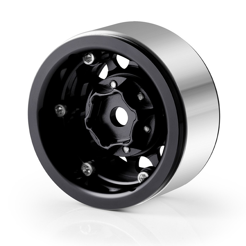 RCBATER Alu 1.55" Beadlock Wheel Rim Hub Upgrade for 1/18 UTB18 Capra ...