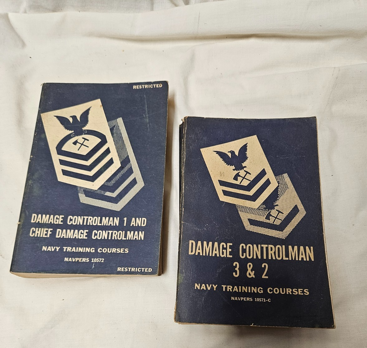 Vintage Damage Controlman 1 and Chief Damage Controller Damage ...