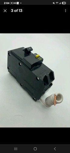 Square D QO260GFI 2 Pole 60 Amp 120 240V AC QO Plug In GFCI GFI Circuit ...