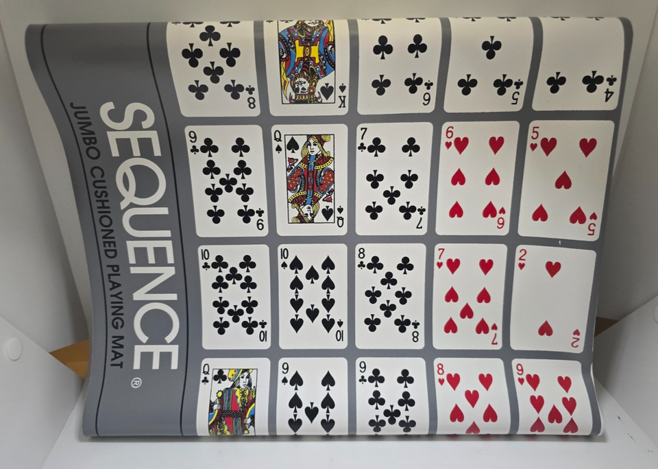 Jumbo Sequence Game 100% COMPLETE! Giant Mat 32"x27" 1996 Jax | eBay