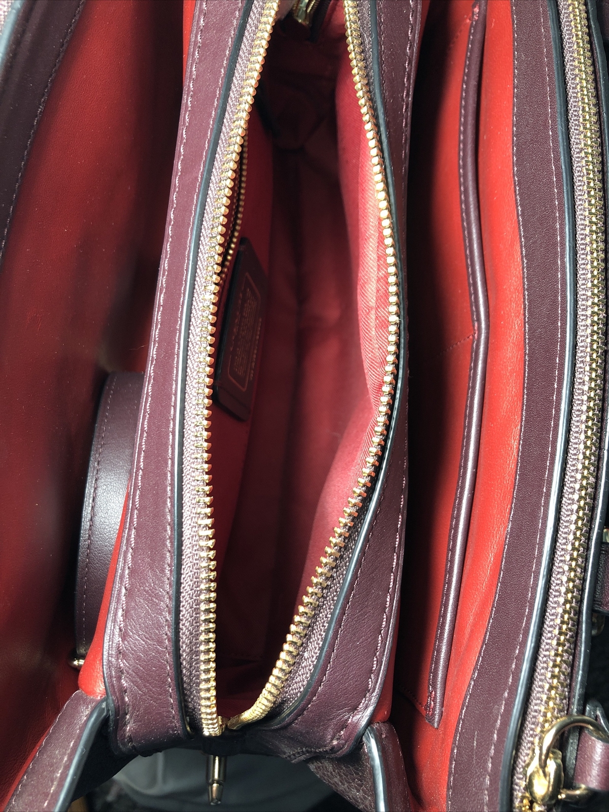 Authentic Coach 56839 Brooklyn 28 Carryall Pebbled Leather Satchel Bag ...