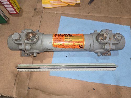 Young Touchstone - HF-201-HY-1P - 1" Heat Exchanger 250 PSI Shell 150 ...