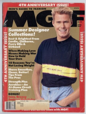 MGF Men's Guide To Fashion 1989 Per Jonsson 76pgs Vintage Gay Magazine ...