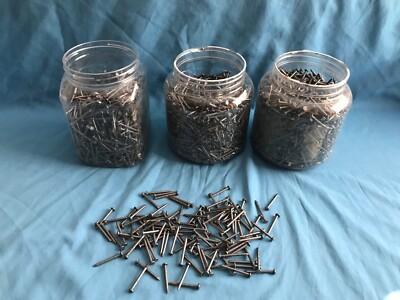 25+ Pound Box of Bright Common 4d 1-1/2” Long 12-1/2 Gauge Nails Bldg ...