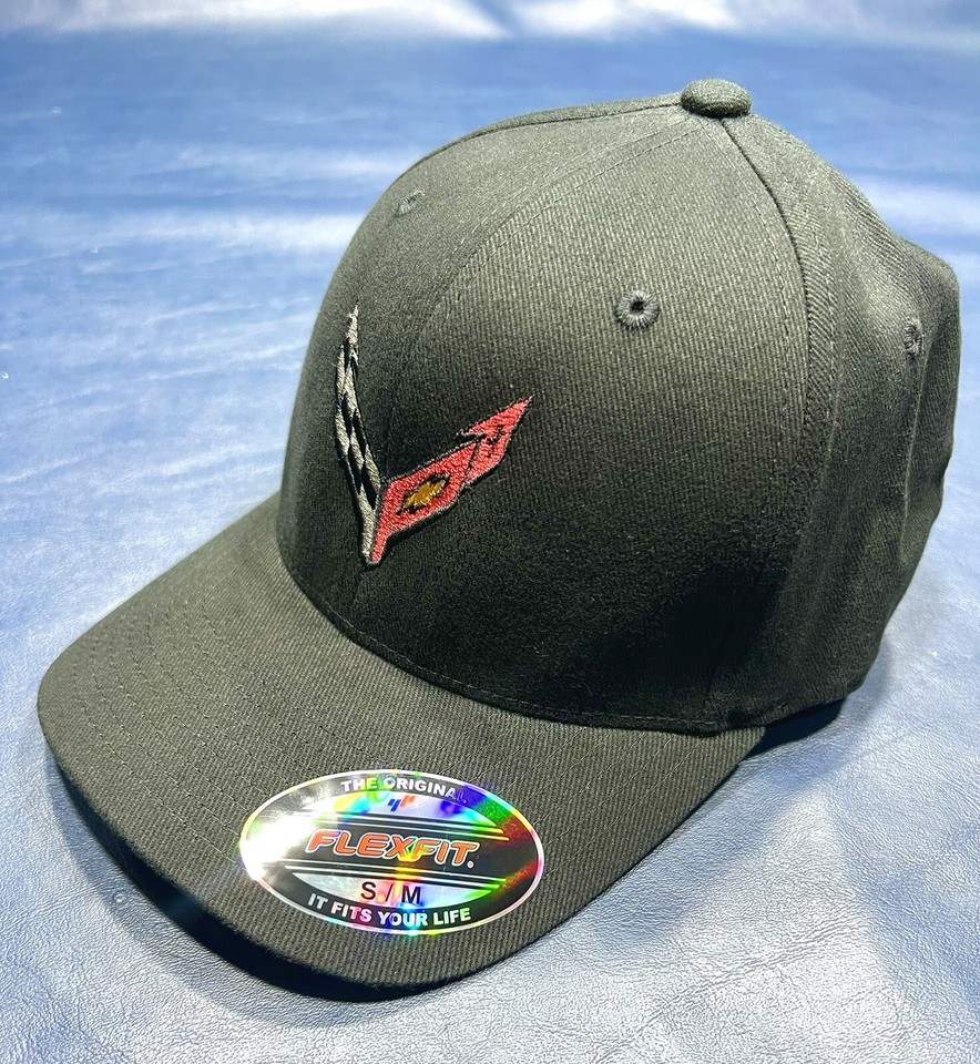 C8 CORVETTE FLEX-FIT BRAND, S/M FITTED PROFESSIONALLY EMBROIDERED, NEW ...