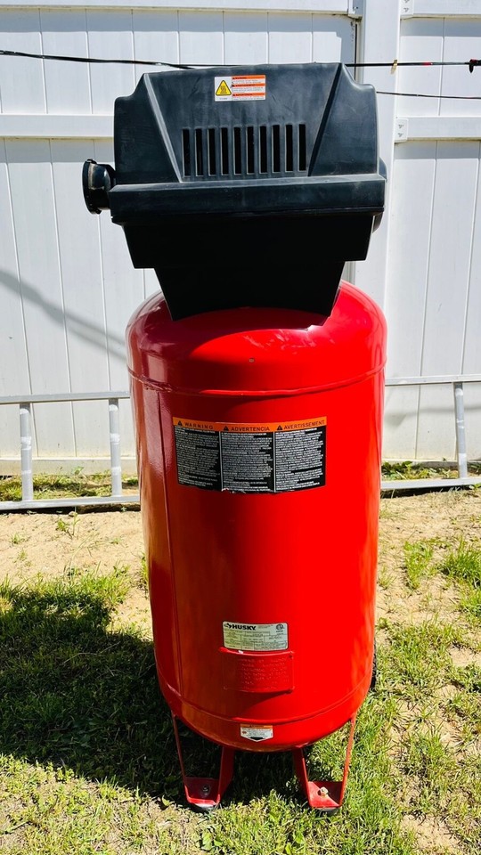 Husky Air Compressor. Red- 26 Gallons- 150 PSI- *Opened but never used ...