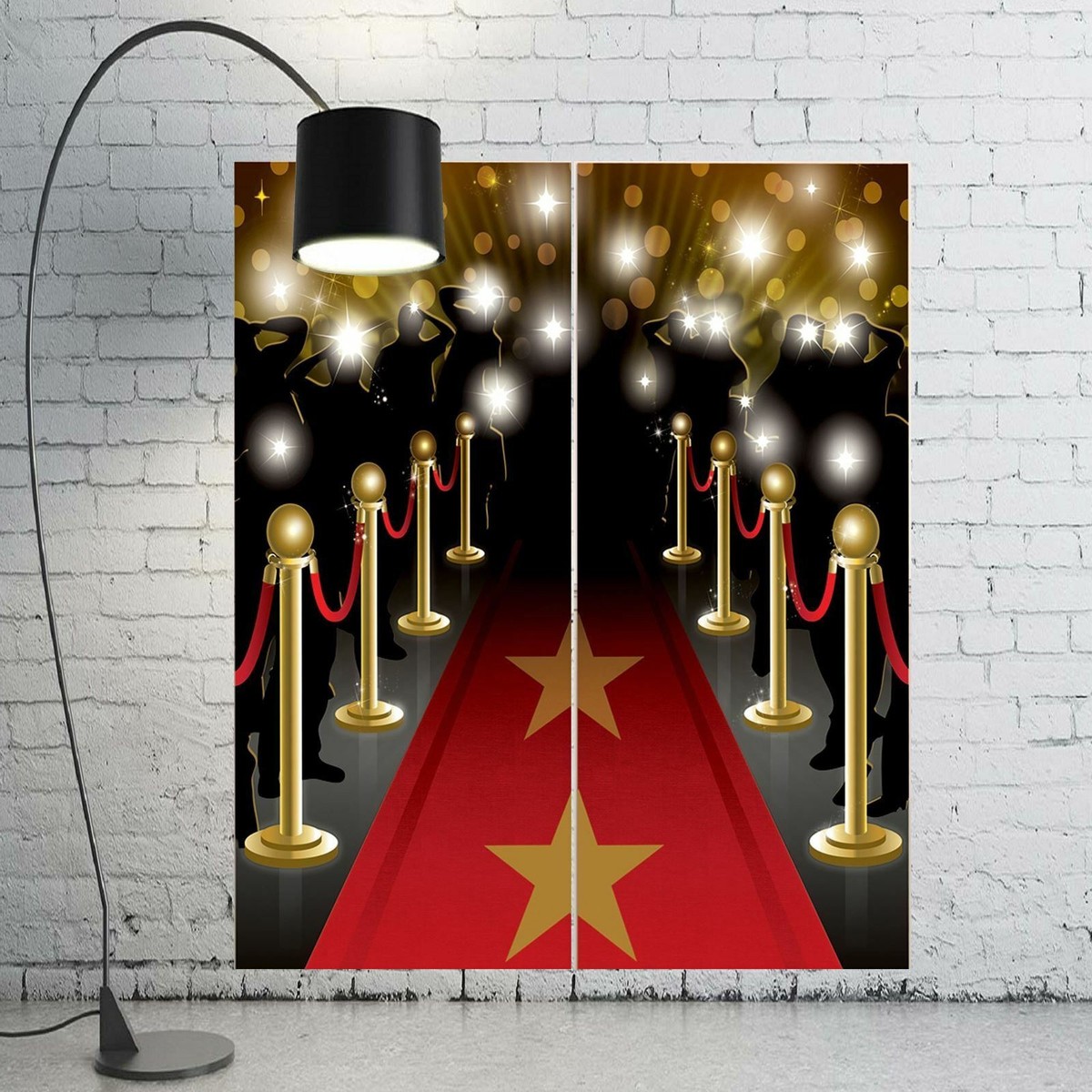 Red Carpet Backdrop Diy