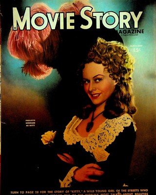 Movie Story January 1946 Lon Chaney Jr Dracula Paulette Goddard | eBay