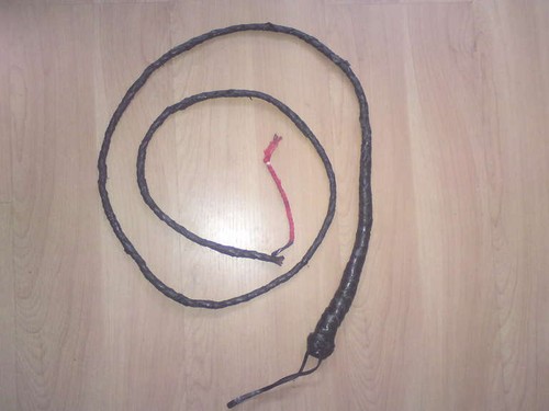 Peitsche KunstLederpeitsche Bullenpeitsche Bullwhip Karneval ...