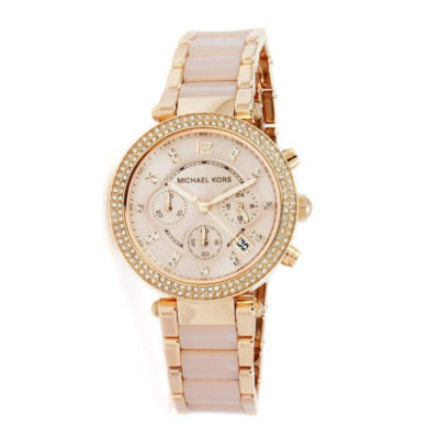 Michael Kors Women’s Parker Watch Rose Gold MK5896 Ladies Stainless ...