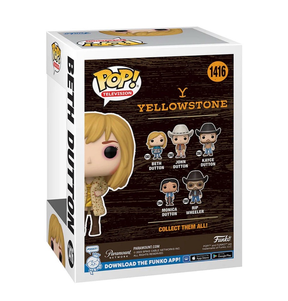 Funko Pop BETH DUTTON #1416 Exclusive NIB Metallic Wedding Outfit ...