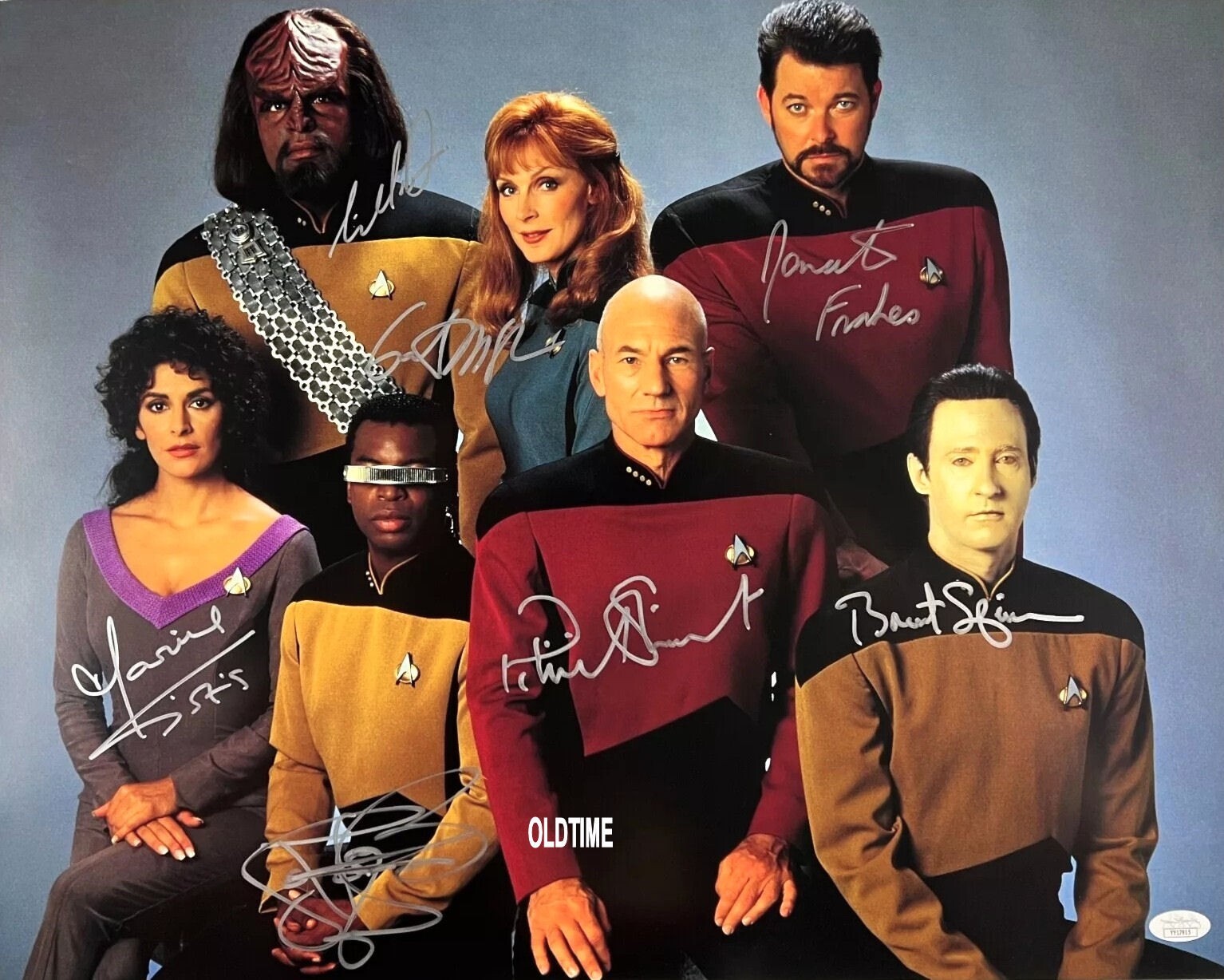 Star Trek Next Generation Cast Autographed Signed Reprint Photo | eBay