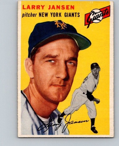1954 TOPPS BASEBALL #200 LARRY JANSEN EXMT SET BREAK! | eBay