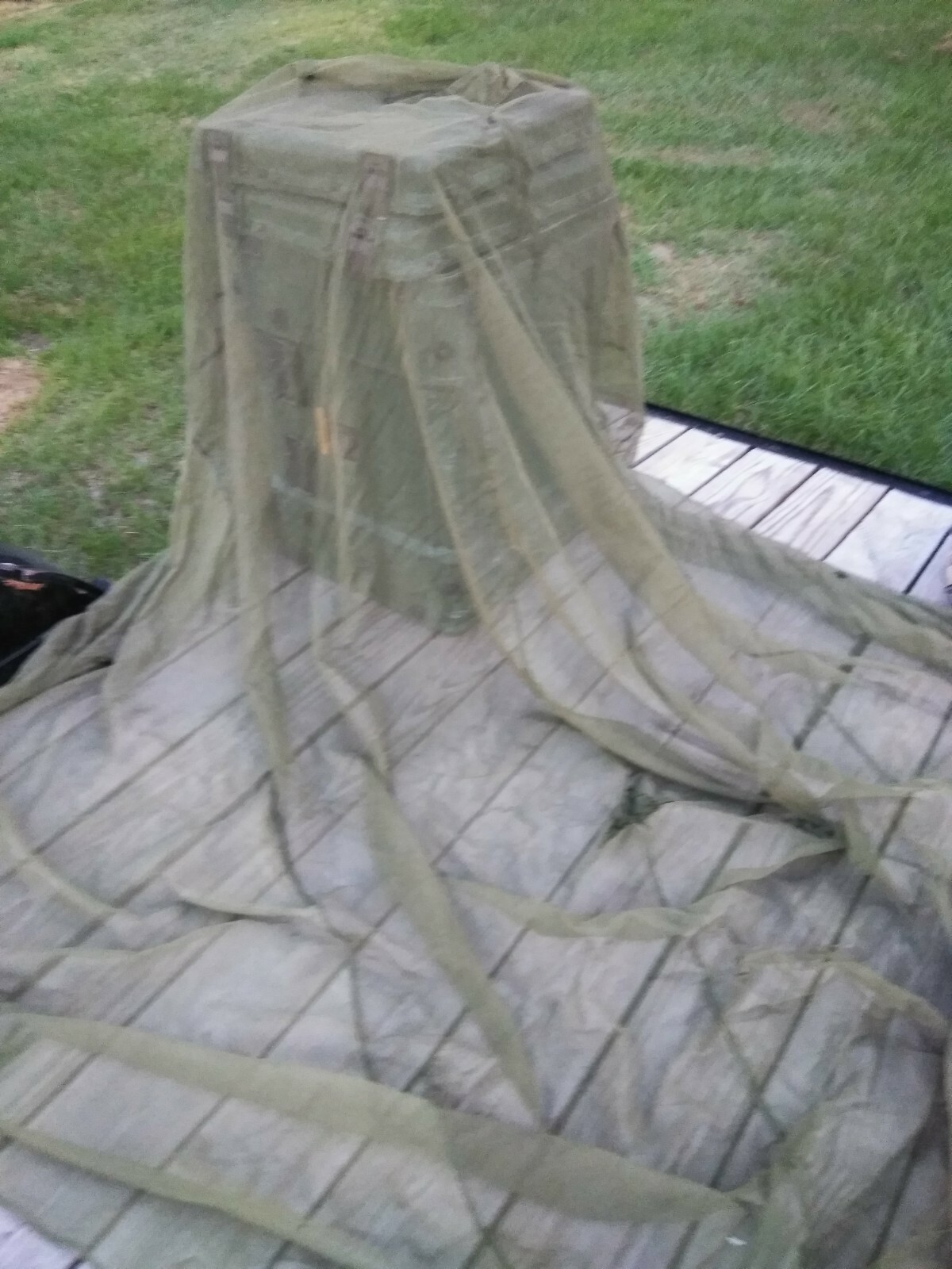 U.S. ARMY MOSQUITO NET BAR (barrier) NETTING, COT COVER, NSN: 7210-00 ...