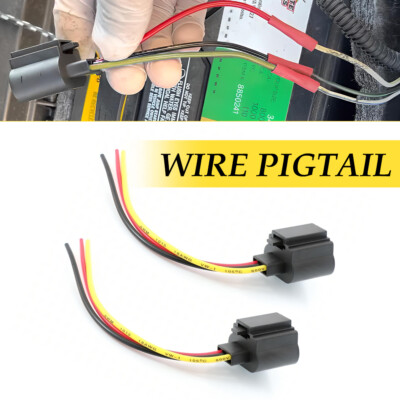9008 H13 Headlight Bulb Harness Socket Connector Plug Wire Pigtail ...
