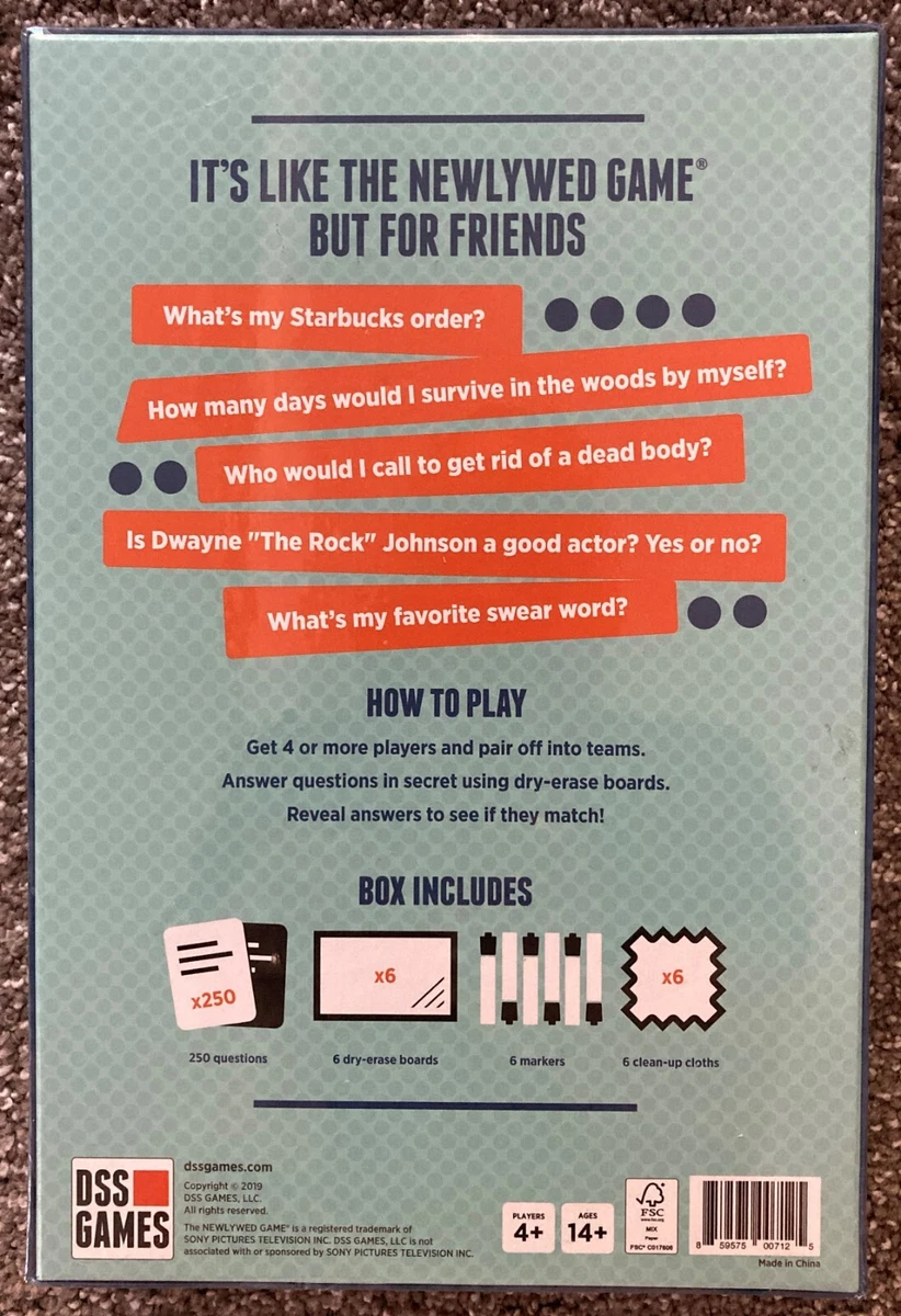 Best Friend Questions Game