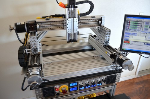 Custom Parker 404XR CNC Precision Linear Actuator w/ Ballscrew Mach3 ...