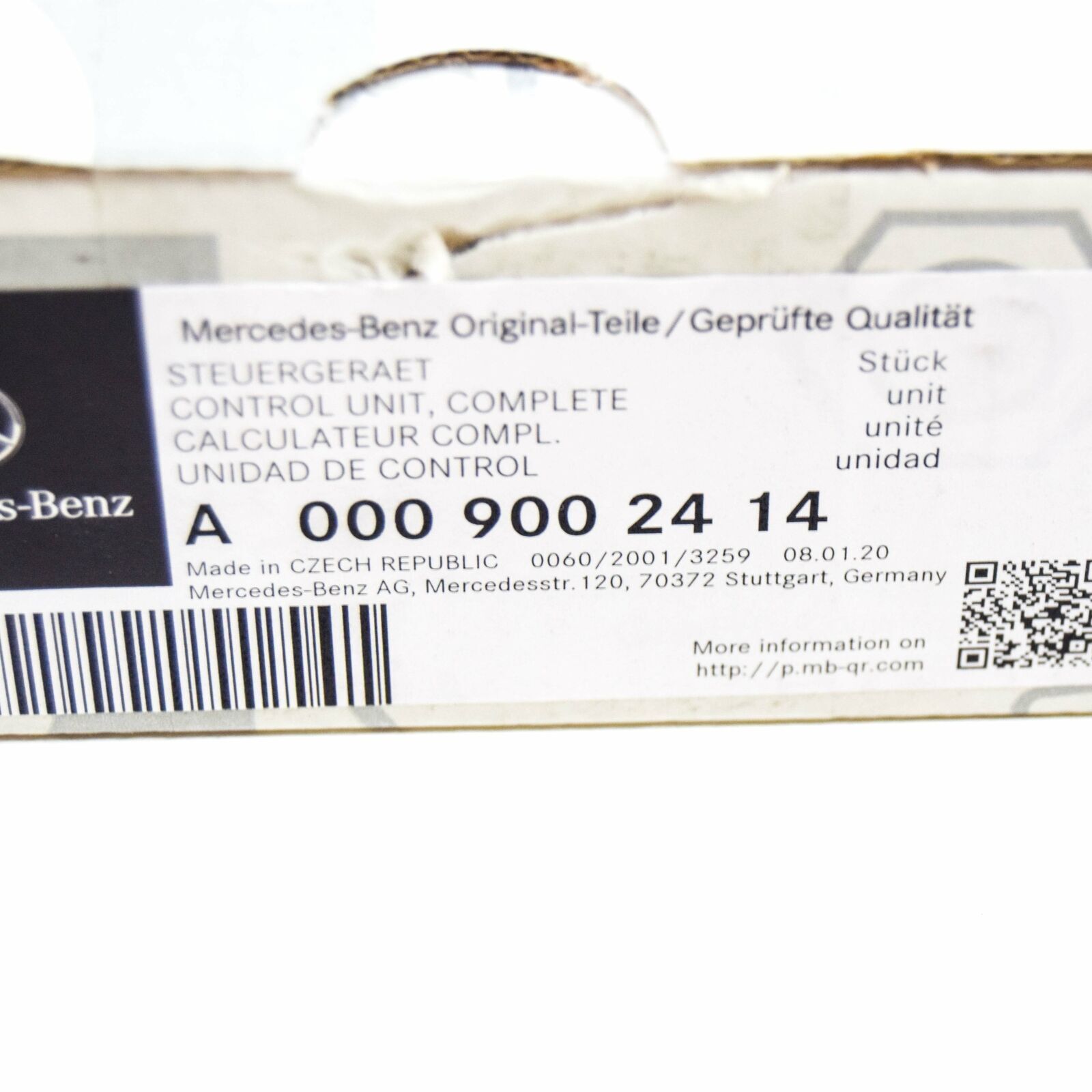 Mercedes-Benz C W205 Fuel Pump Control Unit A0009002414 OEM for sale ...