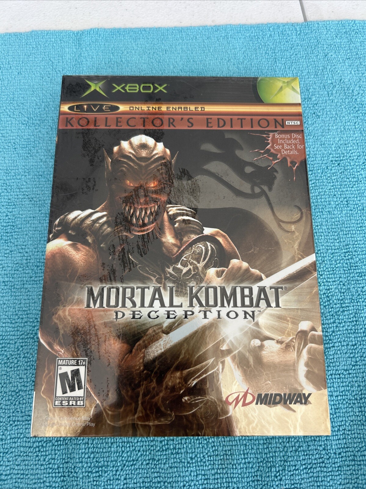 Mortal Kombat: Deception Baraka KOLLECTORS EDITION XBOX *NEW* FAST ...